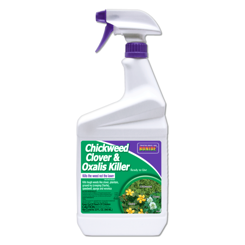 Bonide Chickweed, Clover & Oxalis Killer RTU 32OZ | Van Putte Gardens
